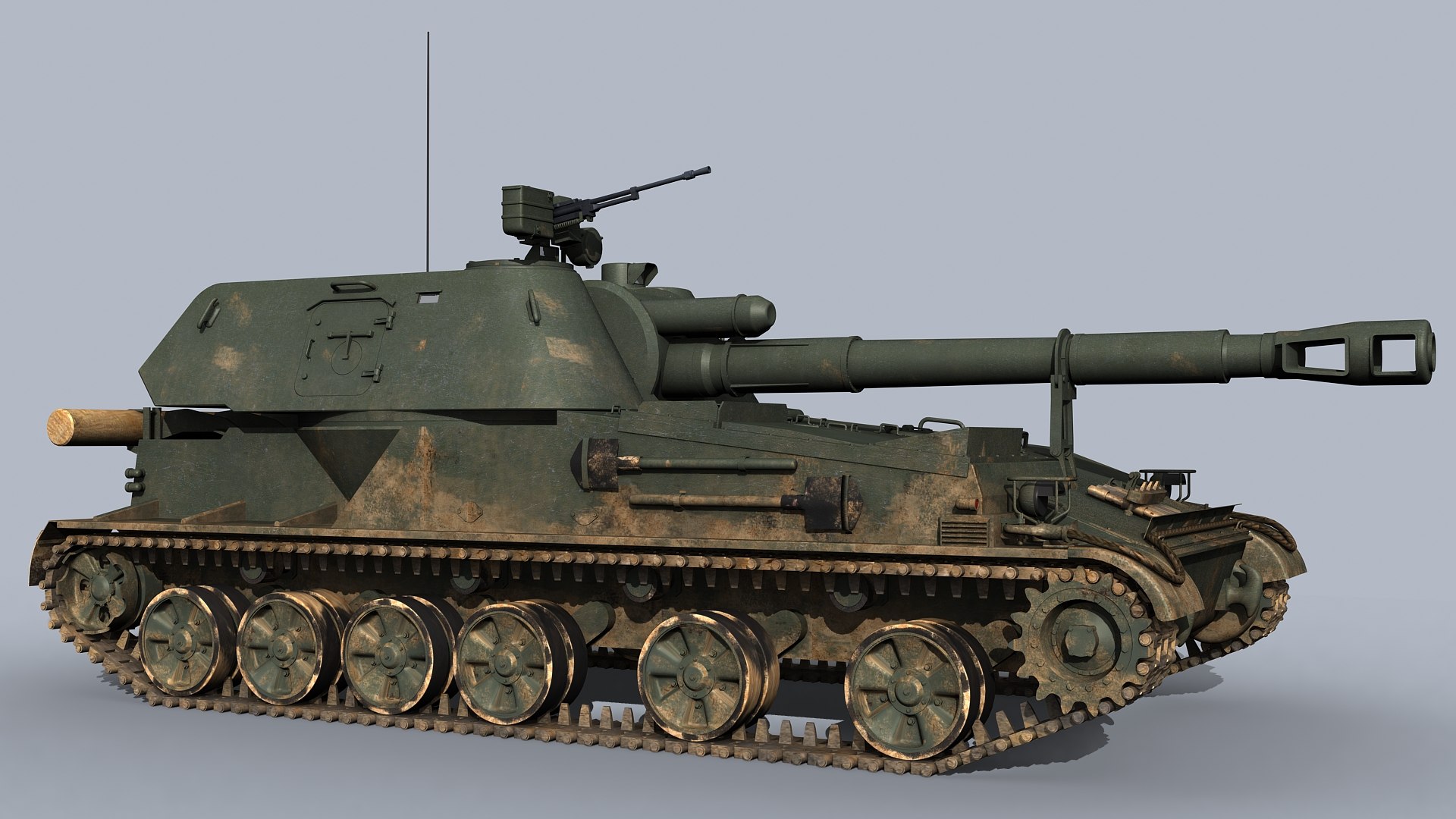 3d Model 2s3 Akatsiya