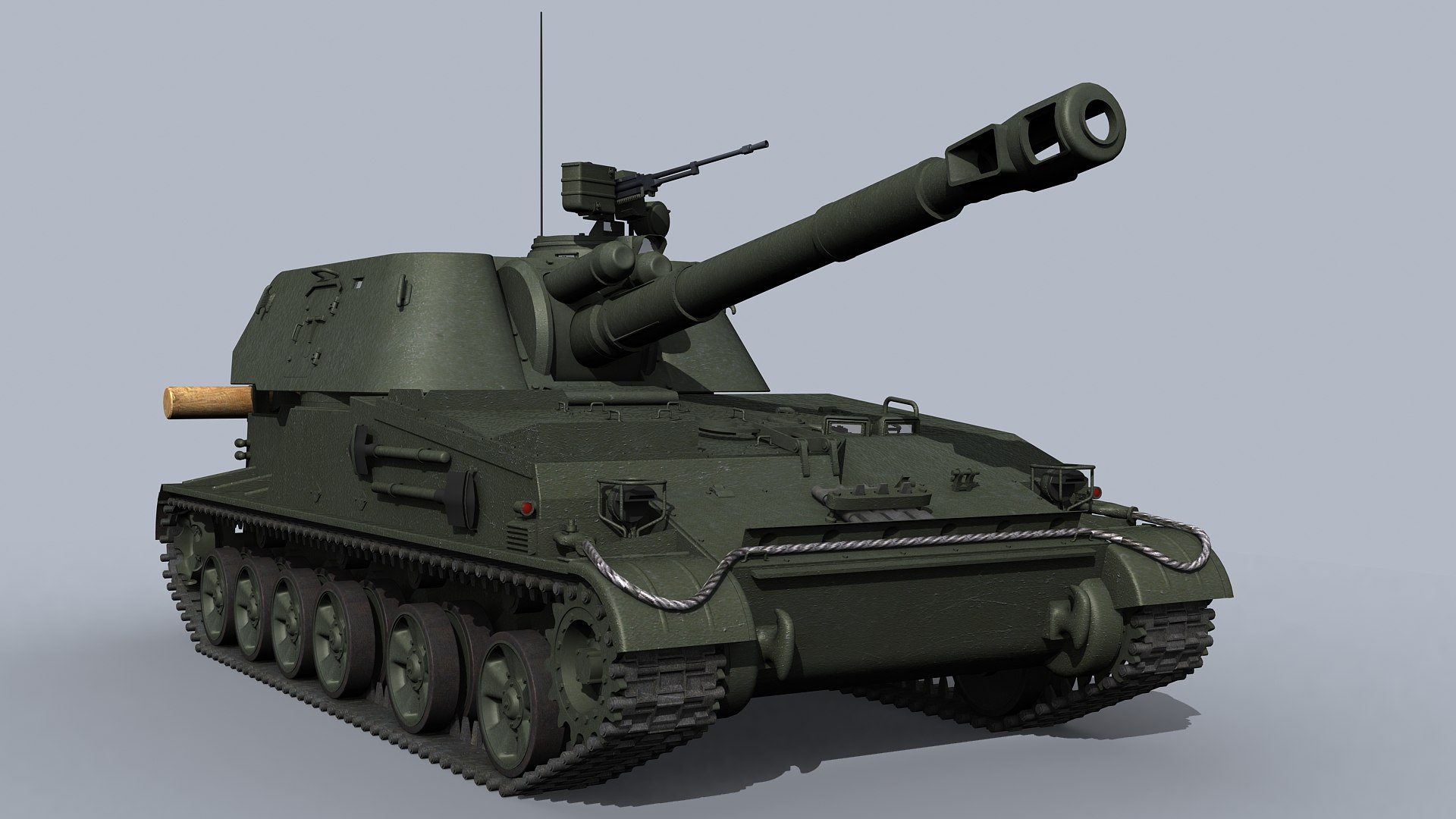 3d model 2s3 akatsiya