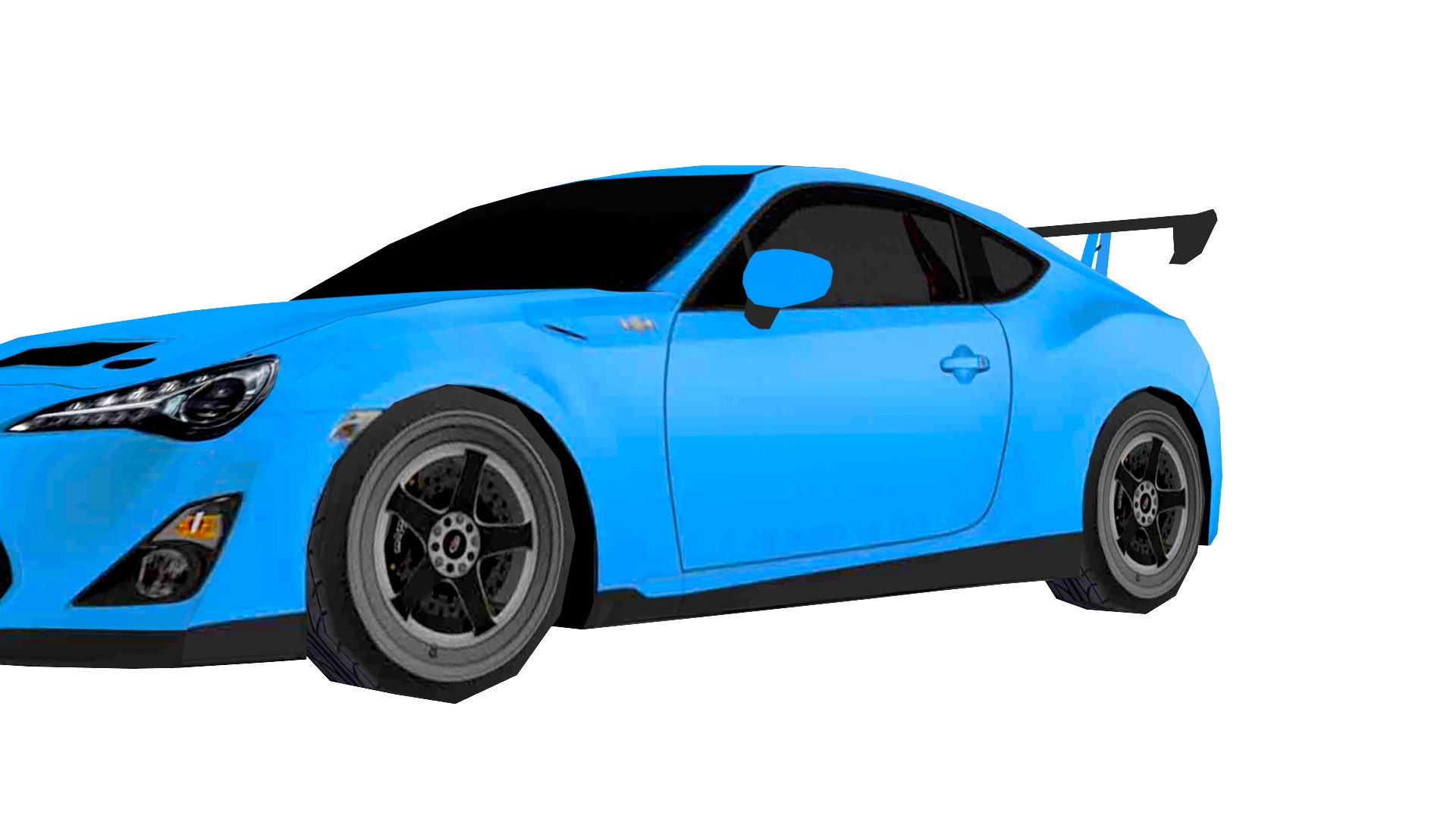 3D Blue Car - TurboSquid 2380908
