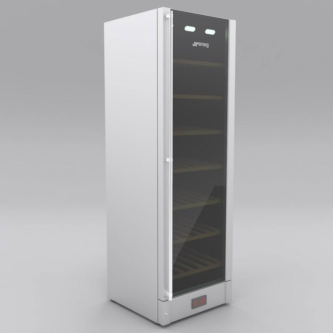 3D Model Smeg Wine Cooler - TurboSquid 1418181