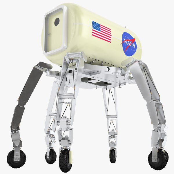 modelo 3d Vehículo lunar ATHLETE de la NASA 01 - TurboSquid 1585566