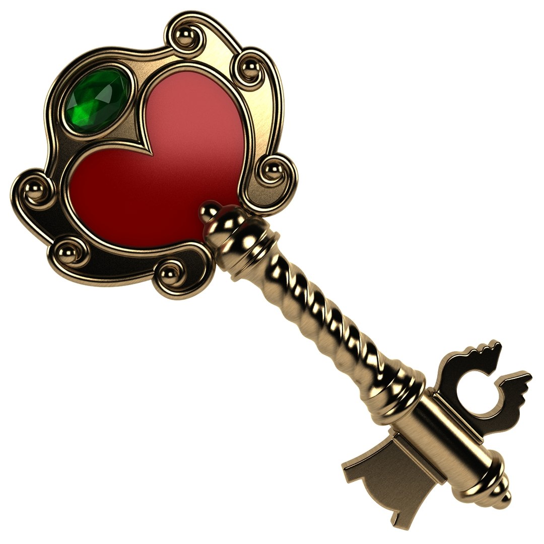 3d magic key model