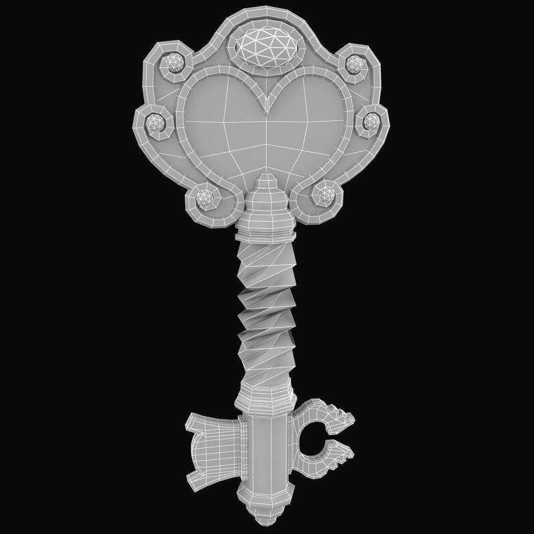 3d magic key model