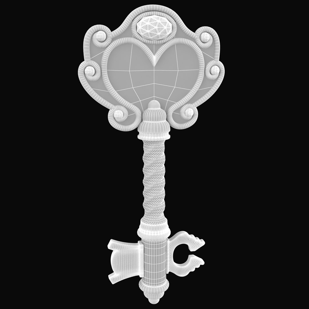 3d magic key model