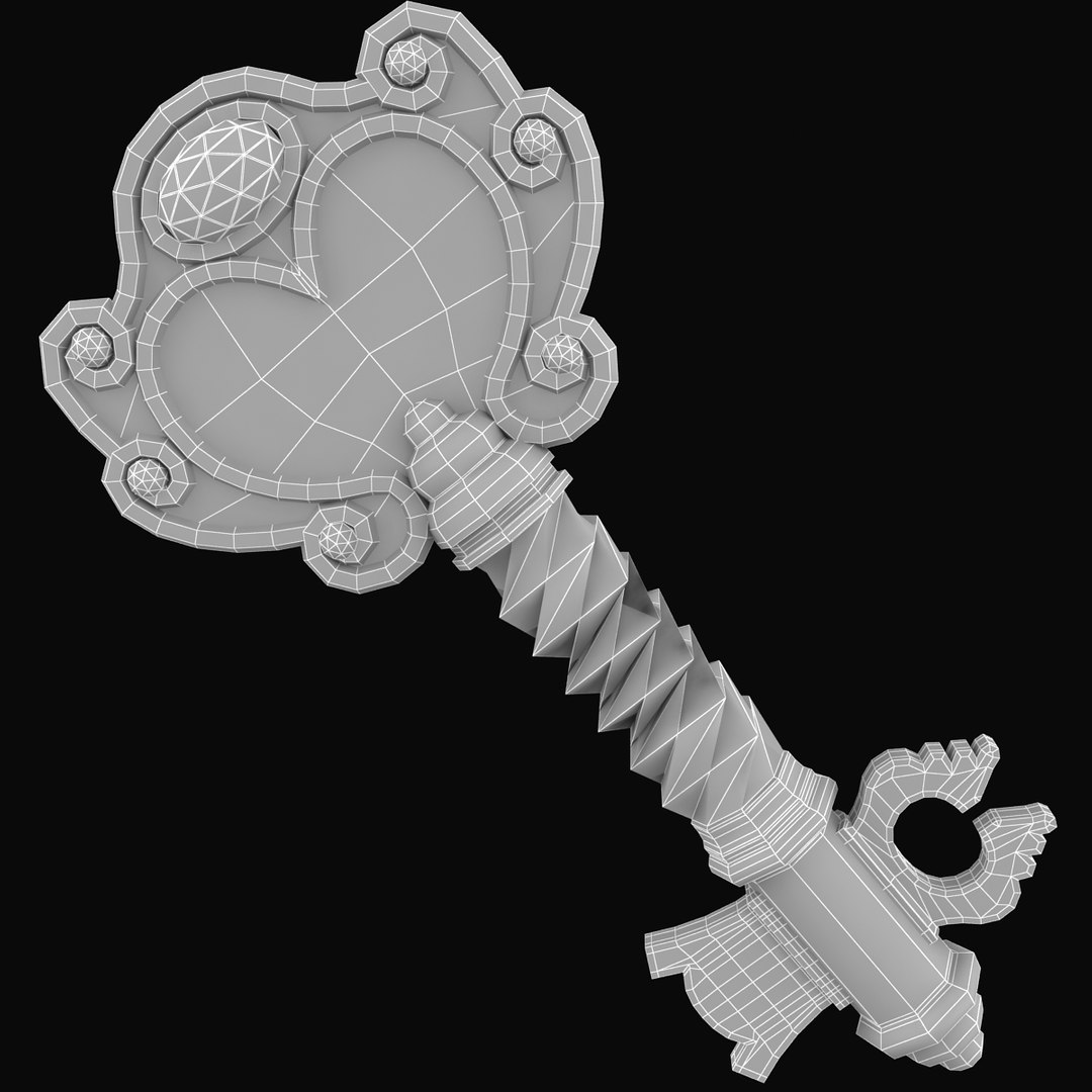 3d magic key model