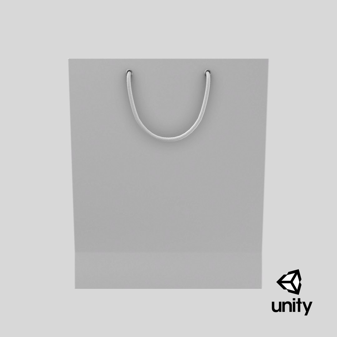 Paper shopping bag string 3D model - TurboSquid 1195533