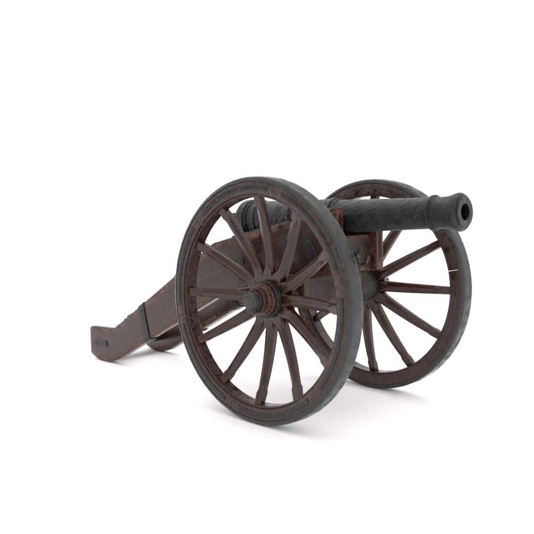 3D Cannon - TurboSquid 2007383
