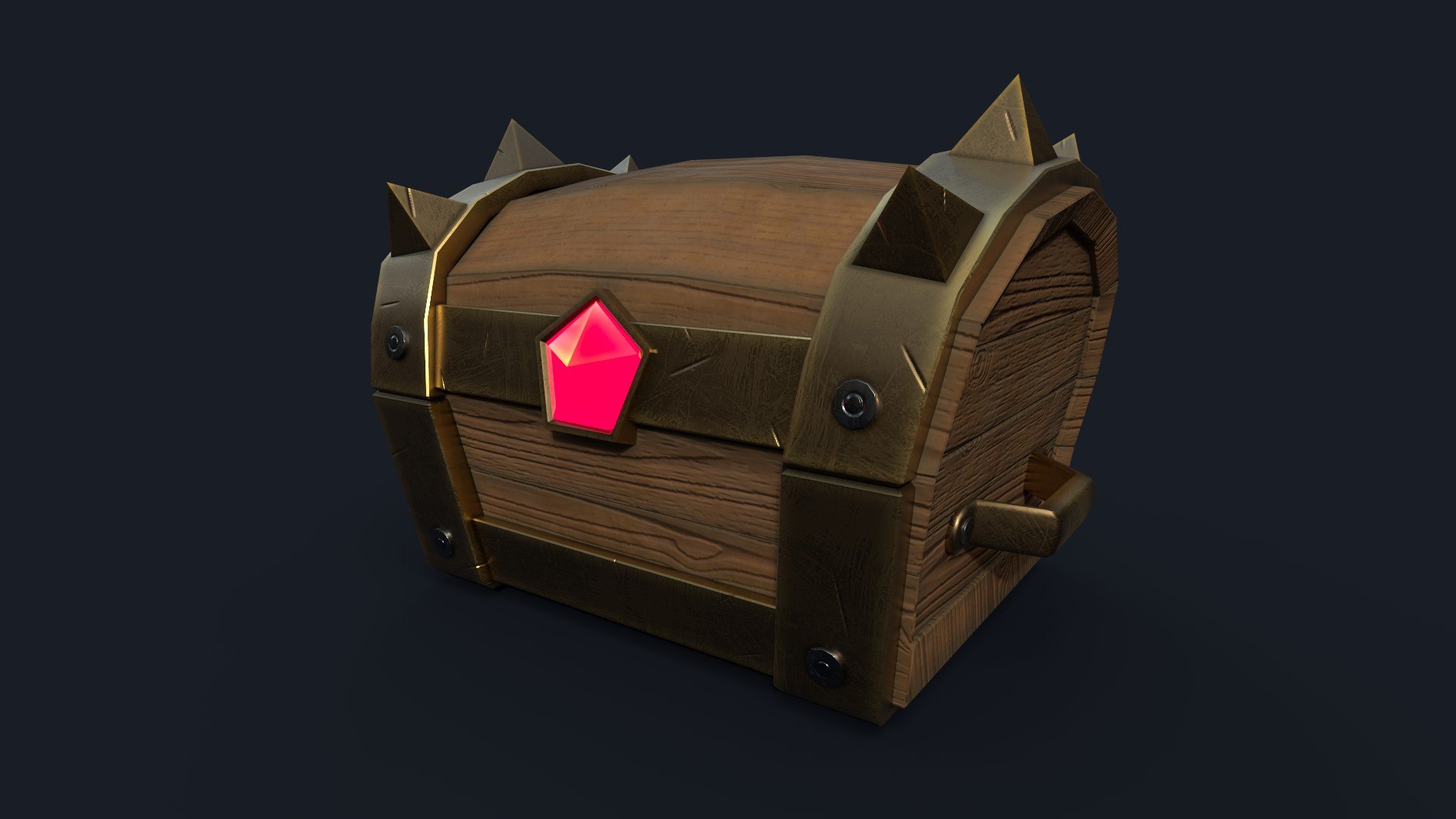 Game And Render Ready Magical Chest 3D Model - TurboSquid 1855133