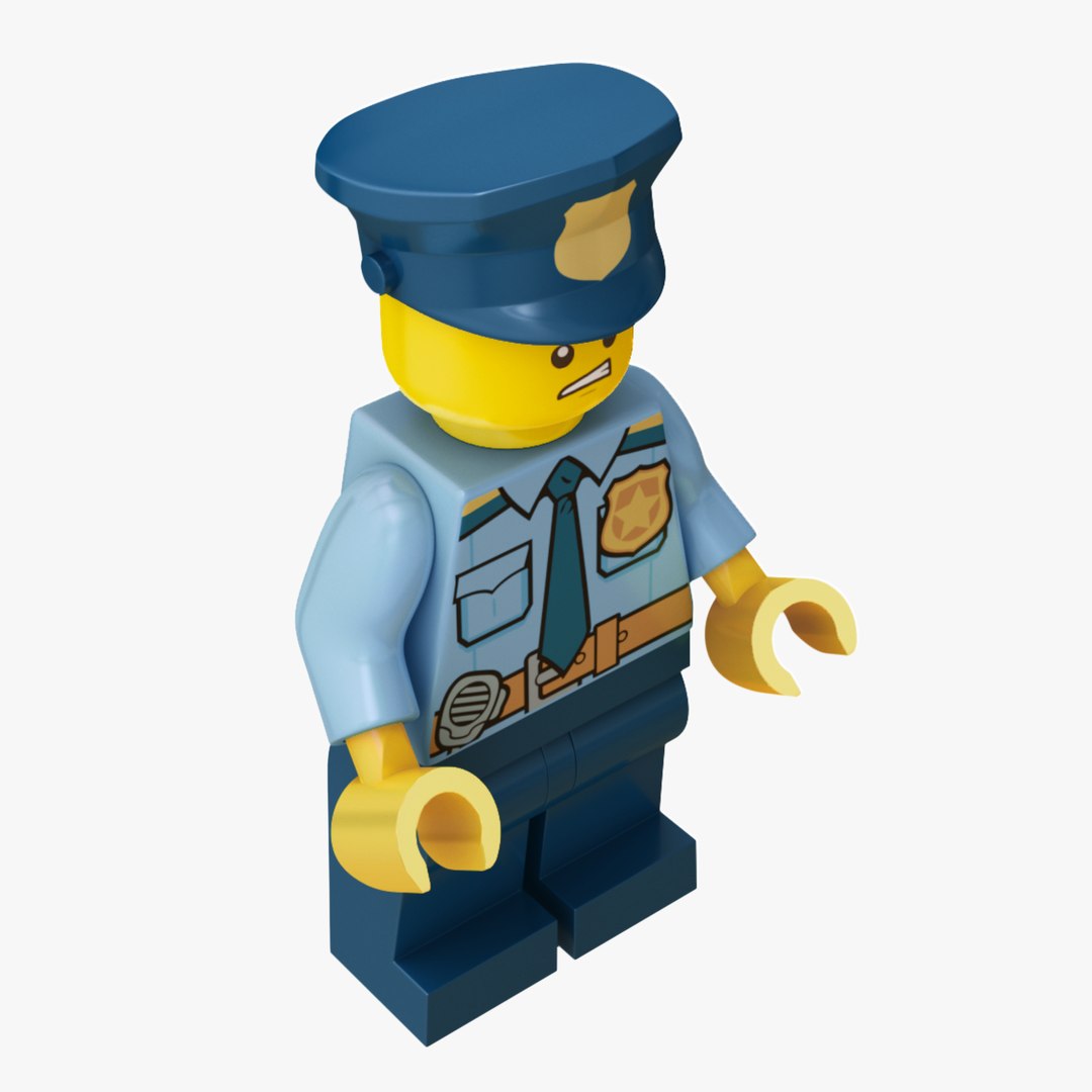3D Lego Cops Model - TurboSquid 1422186