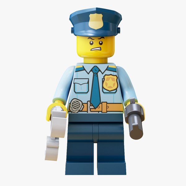 3D lego cops model - TurboSquid 1422186
