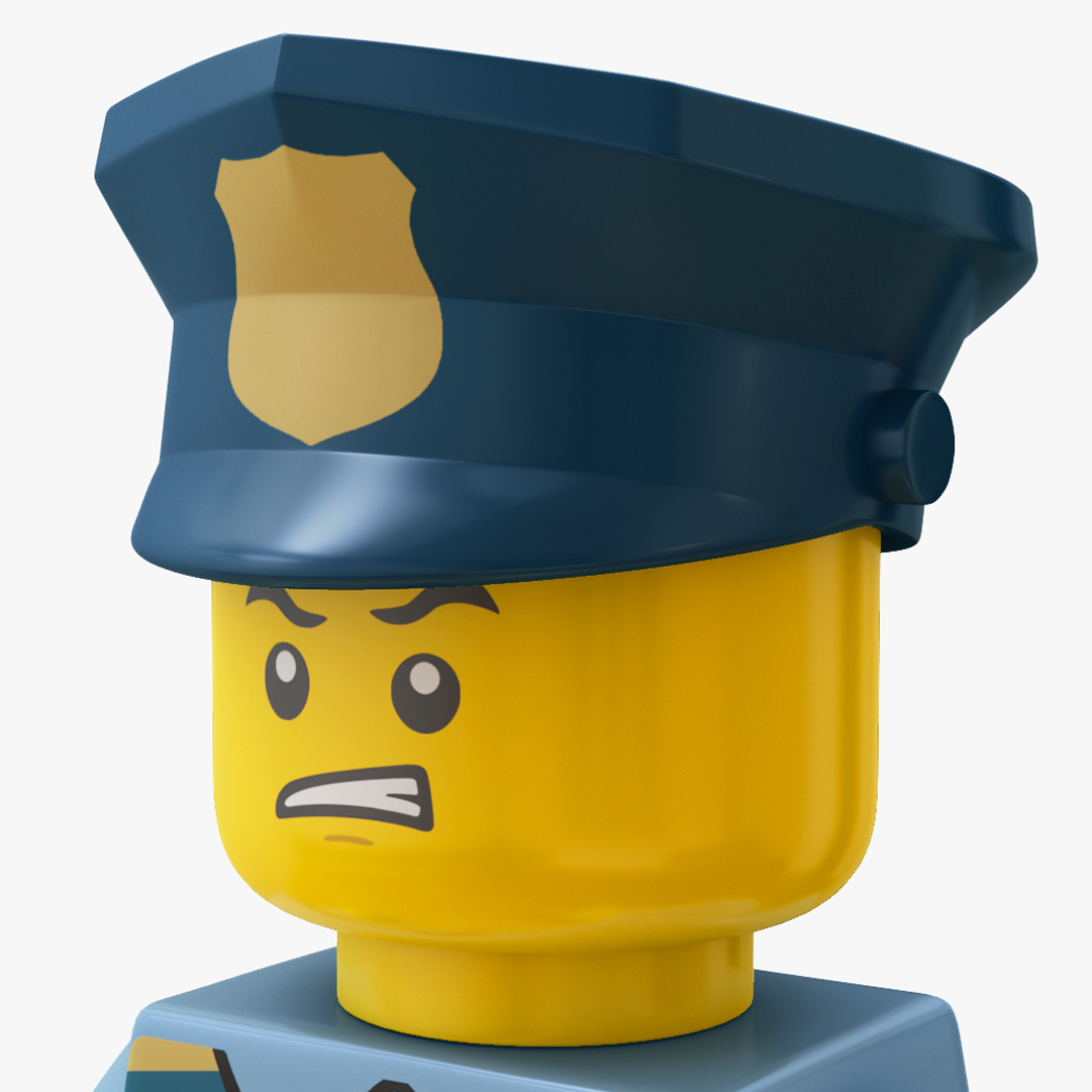 3D lego cops model - TurboSquid 1422186