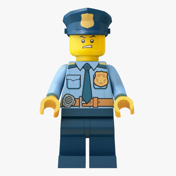 3D lego cops model - TurboSquid 1422186