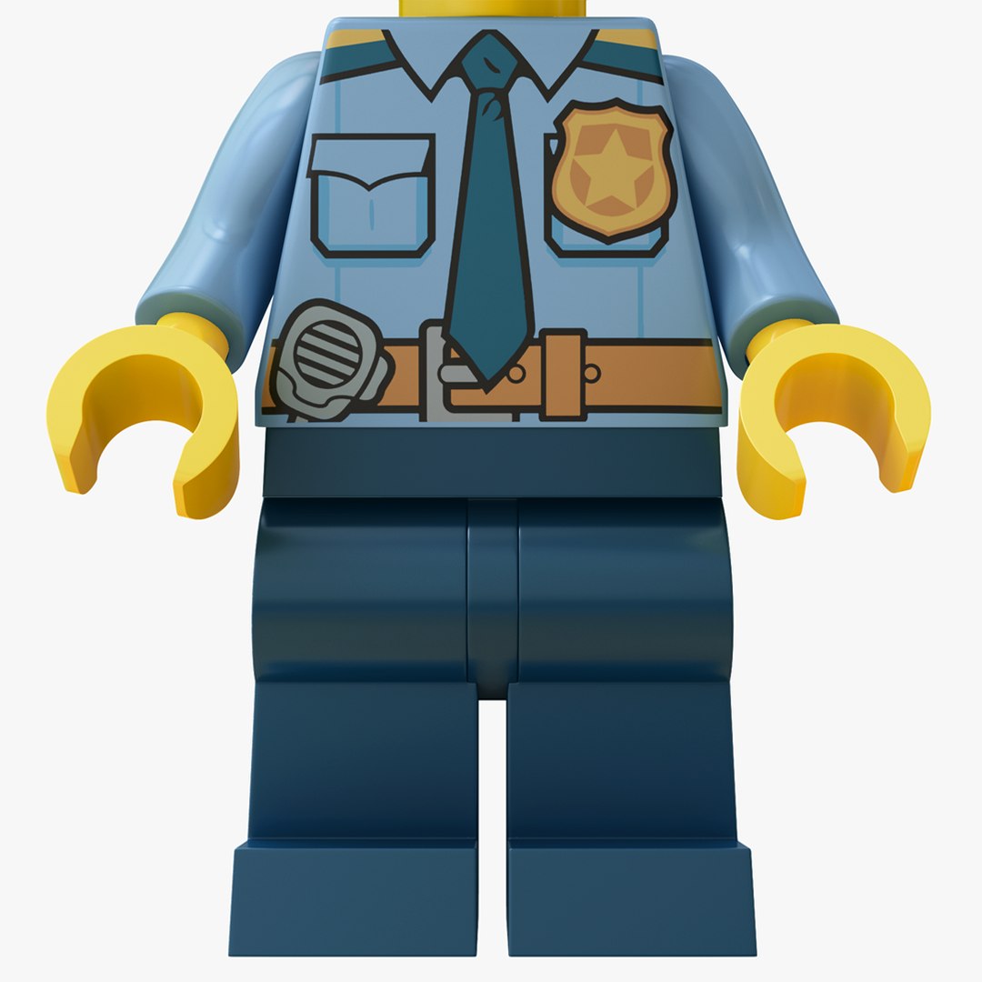 3D Lego Cops Model - TurboSquid 1422186