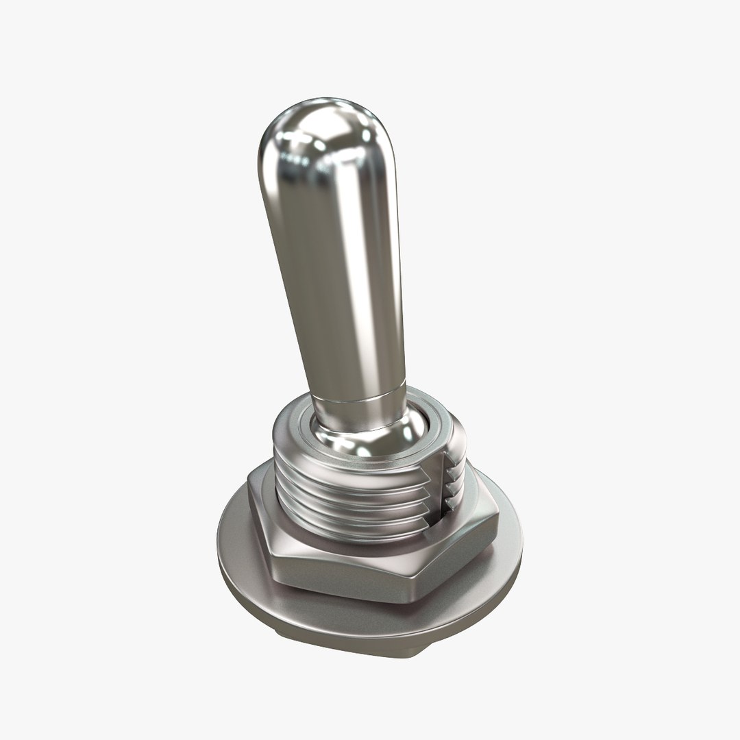 Toggle switch 3D model - TurboSquid 1535651