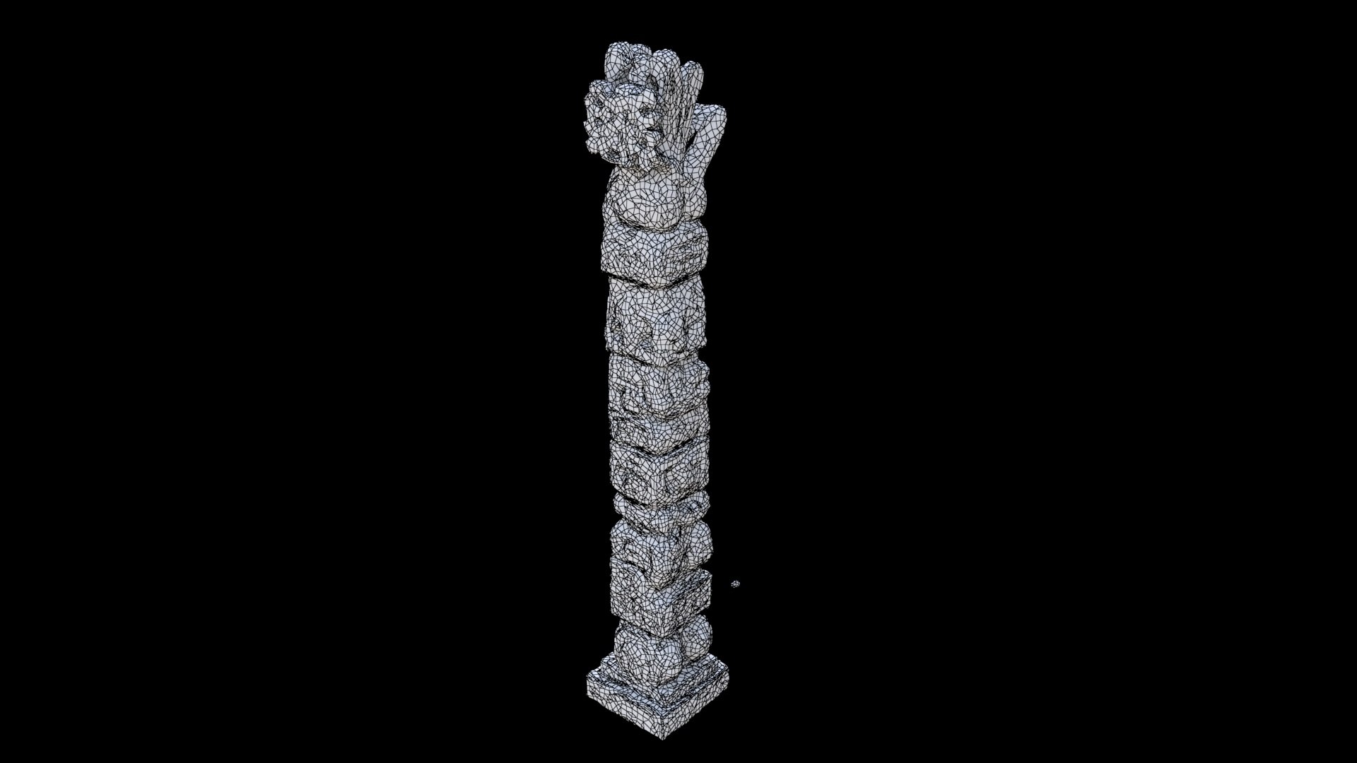 12 Aztecmayan Totems Collection 3D - TurboSquid 2328138