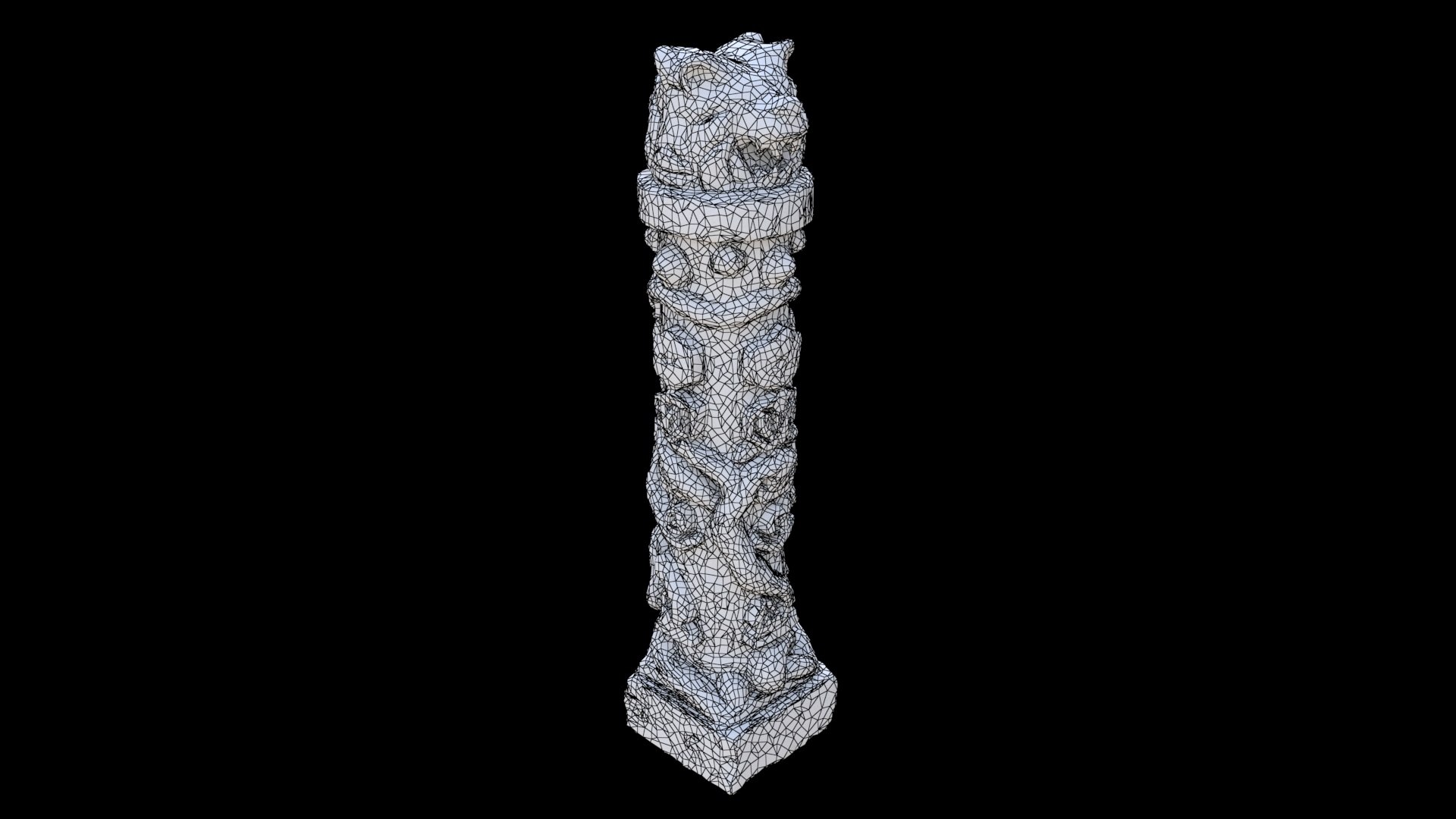 12 Aztecmayan Totems Collection 3D - TurboSquid 2328138