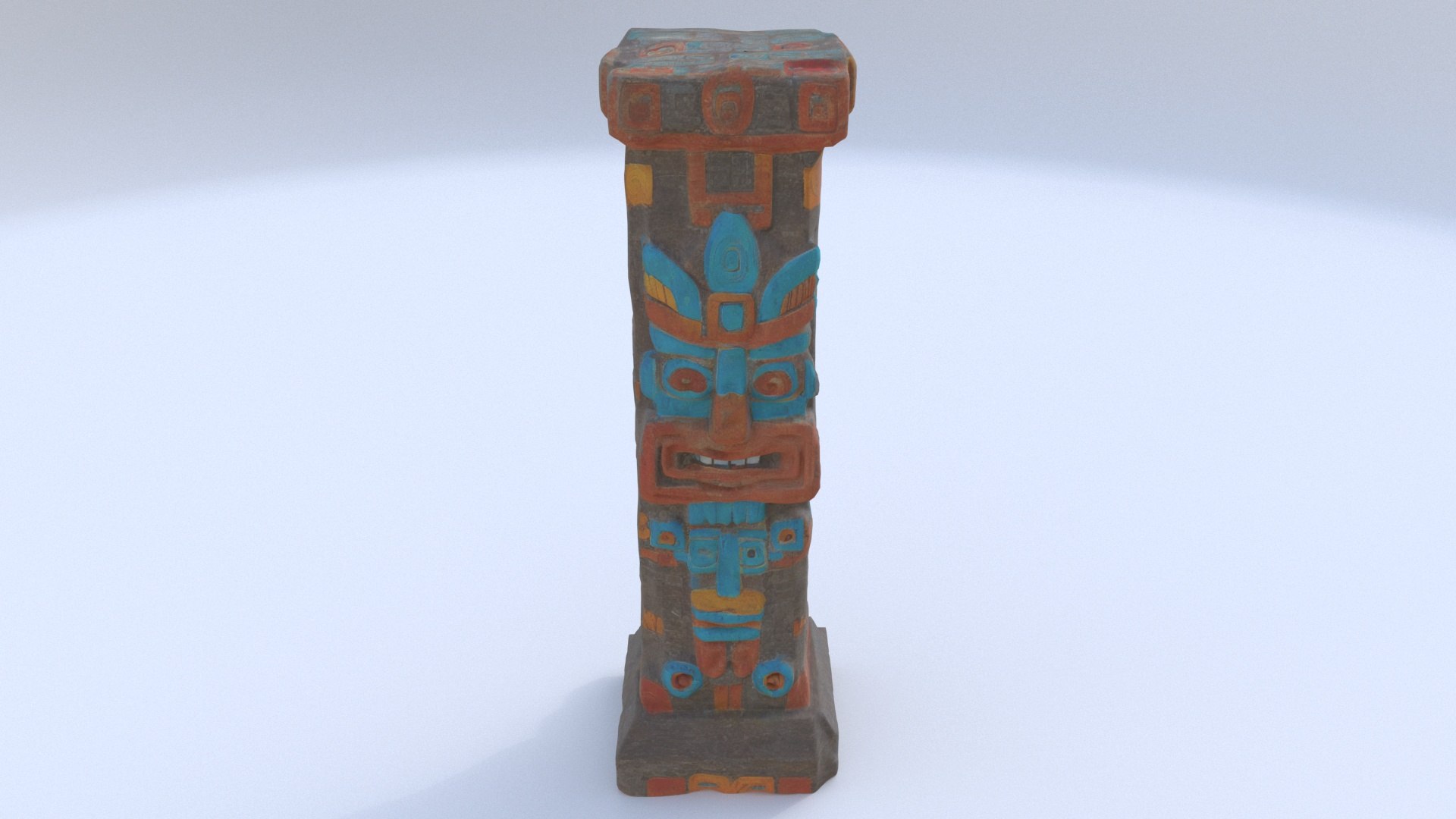12 Aztecmayan Totems Collection 3D - TurboSquid 2328138