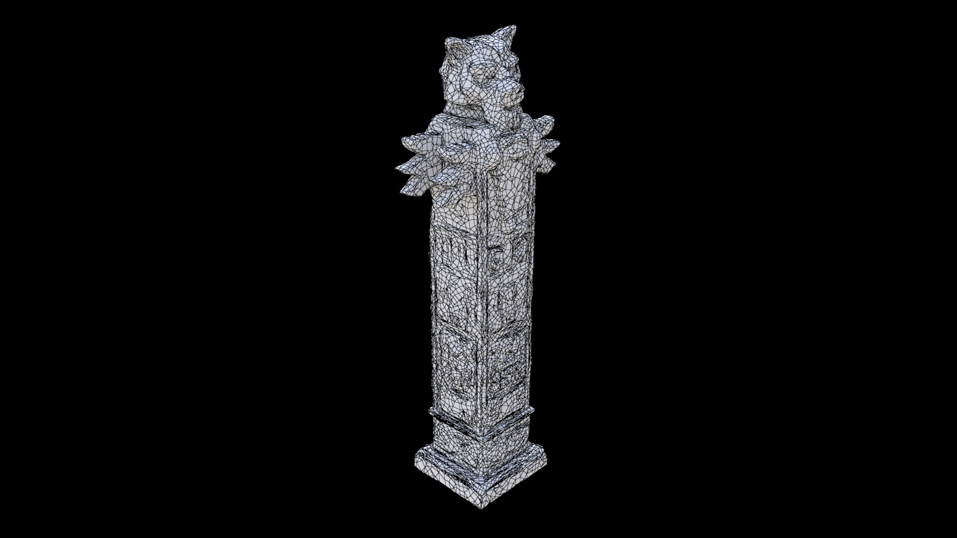 12 Aztecmayan Totems Collection 3D - TurboSquid 2328138