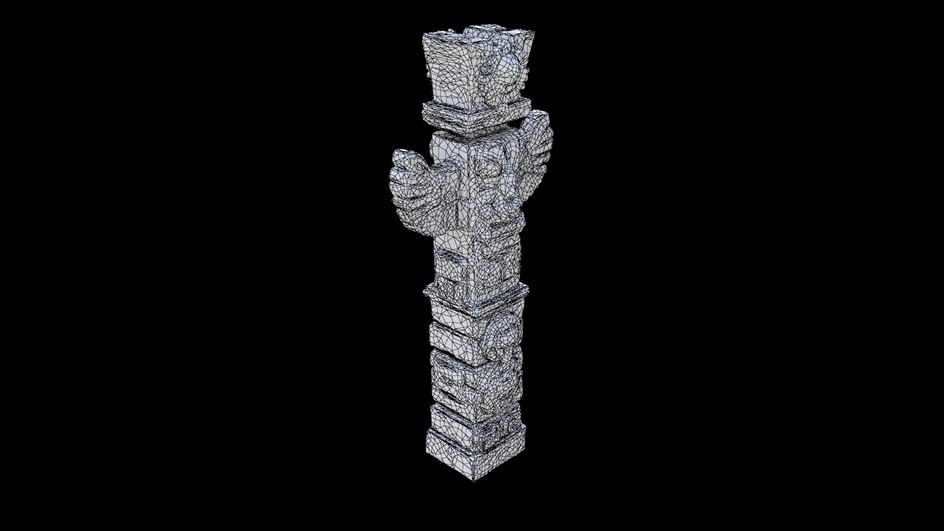 12 Aztecmayan Totems Collection 3D - TurboSquid 2328138