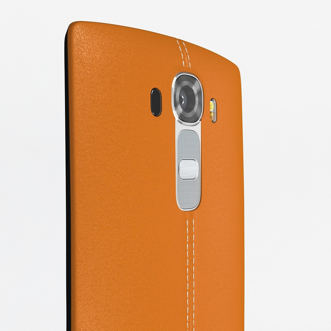 Lg G4 Leather Brown 3d Model