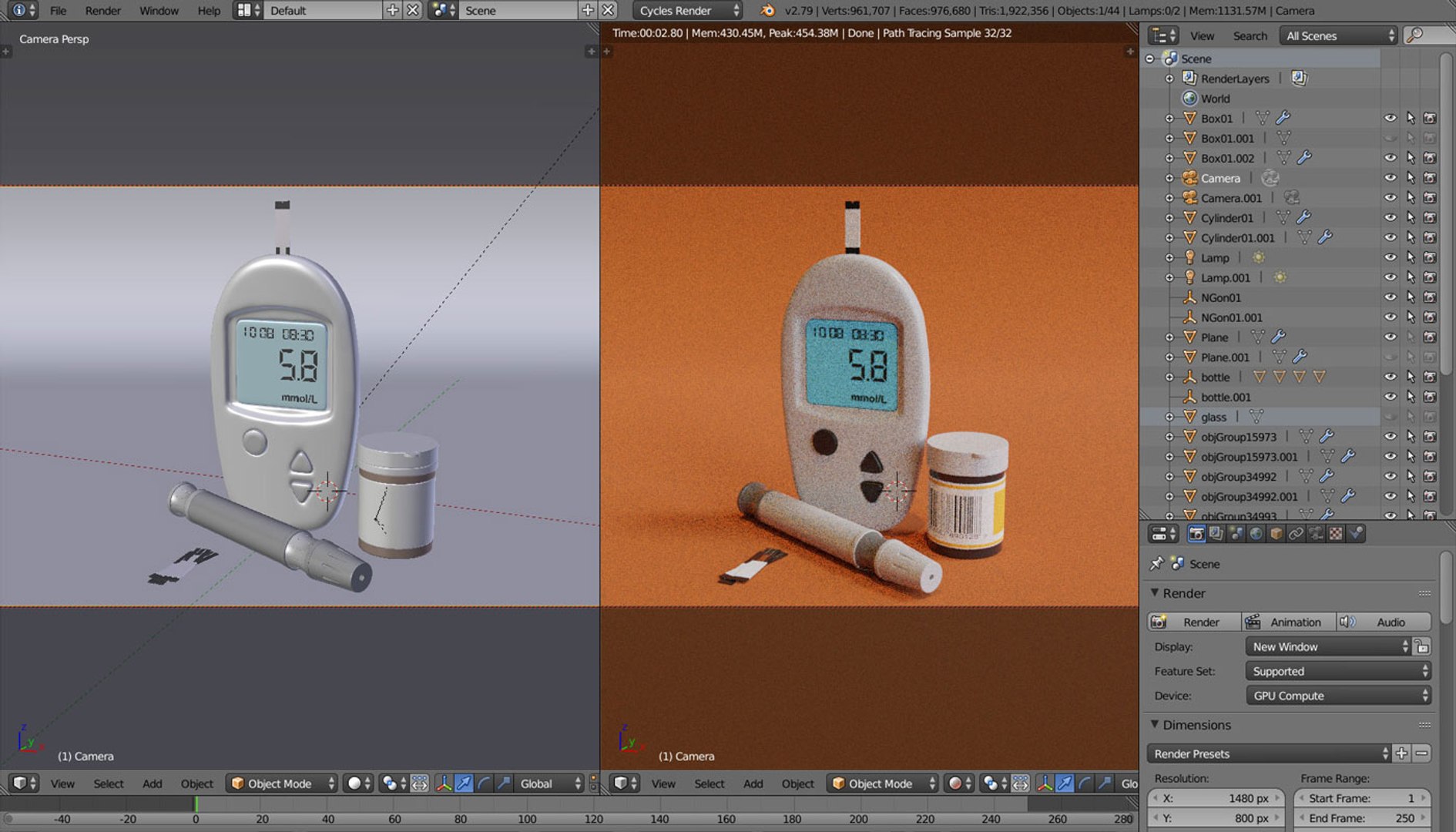 Blood Sugar Glucose Monitoring 3D Model - TurboSquid 1386538