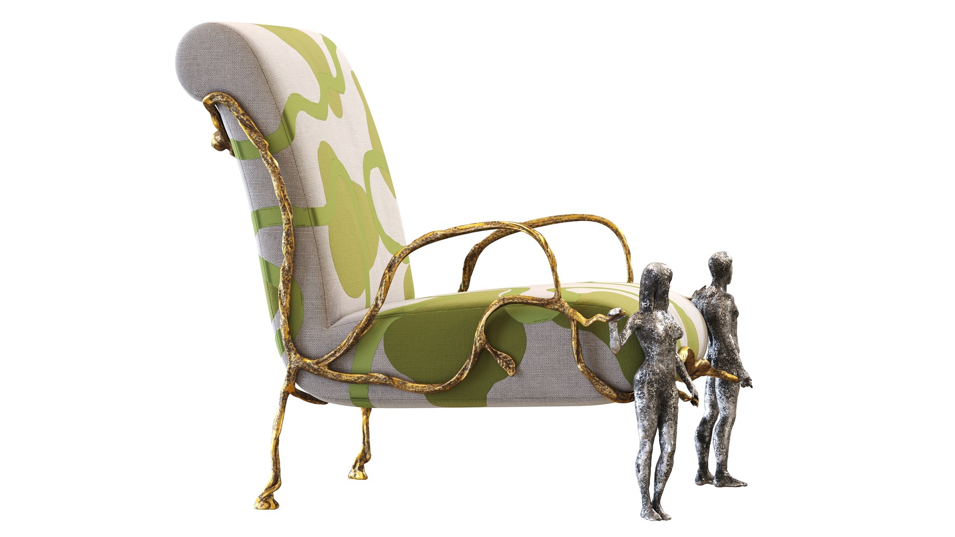 Mattia Bonetti Armchair Elle And Lui 3D Model - TurboSquid 2027354