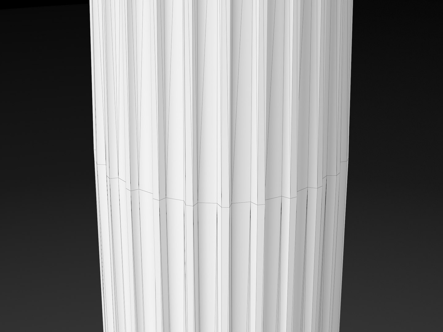 Fluted Column 3D Model - TurboSquid 1829004