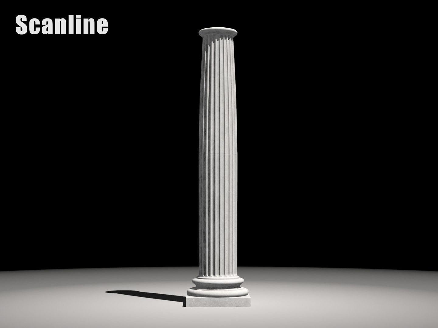 Fluted Column 3D Model - TurboSquid 1829004