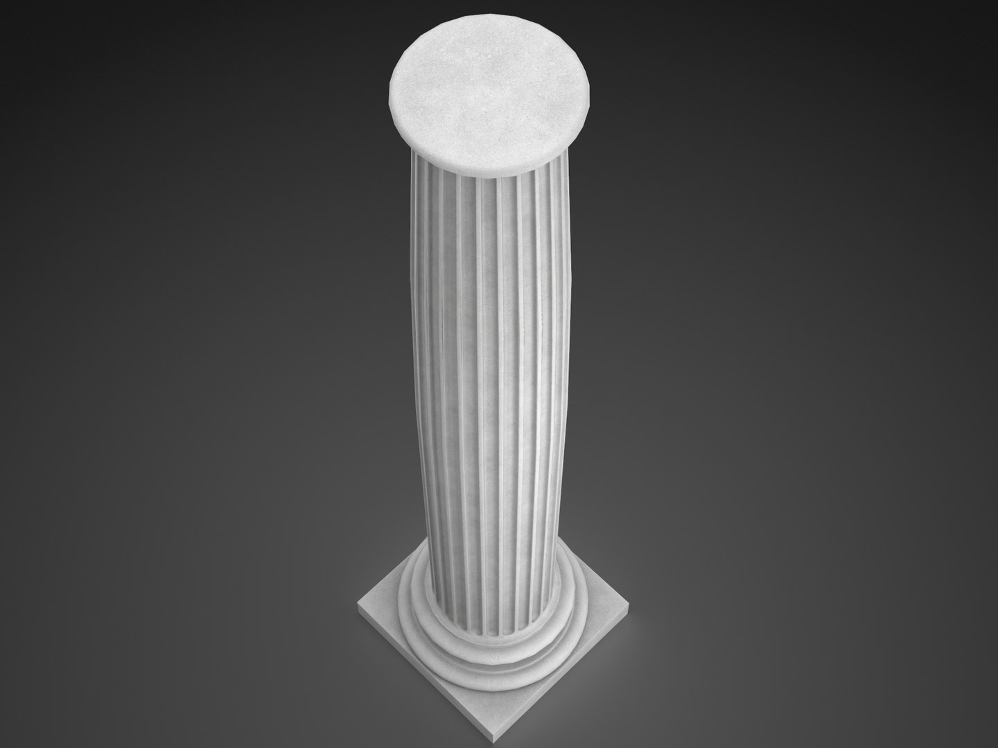 Fluted Column 3D Model - TurboSquid 1829004