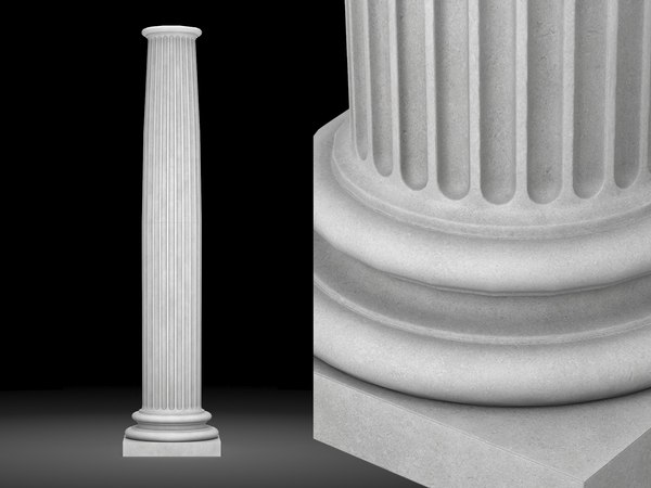 Column Collada Models for Download | TurboSquid