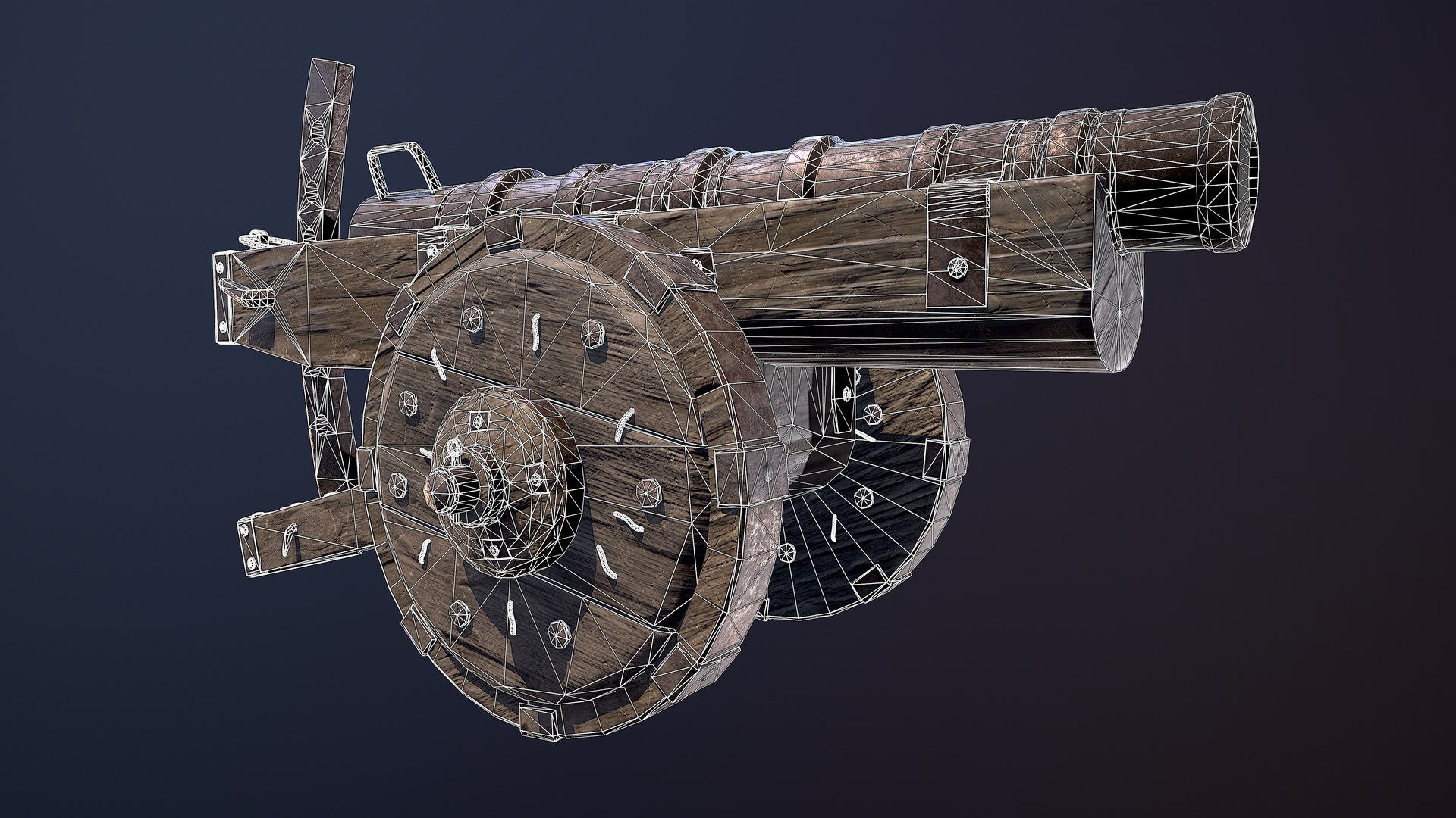 3D The Old Medieval Cannon Straight From The Battlefield - TurboSquid ...