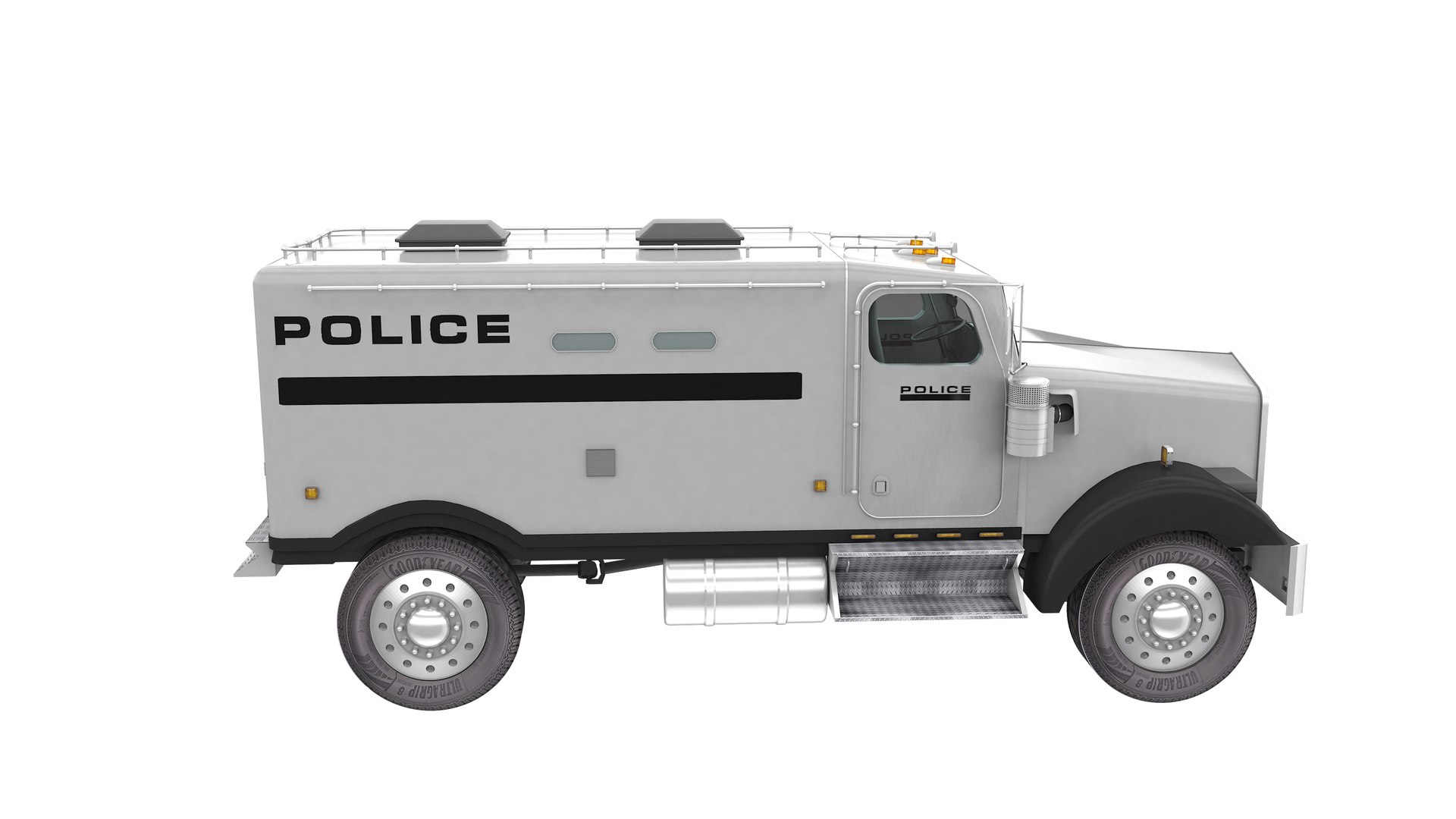 3D police car - TurboSquid 1607890