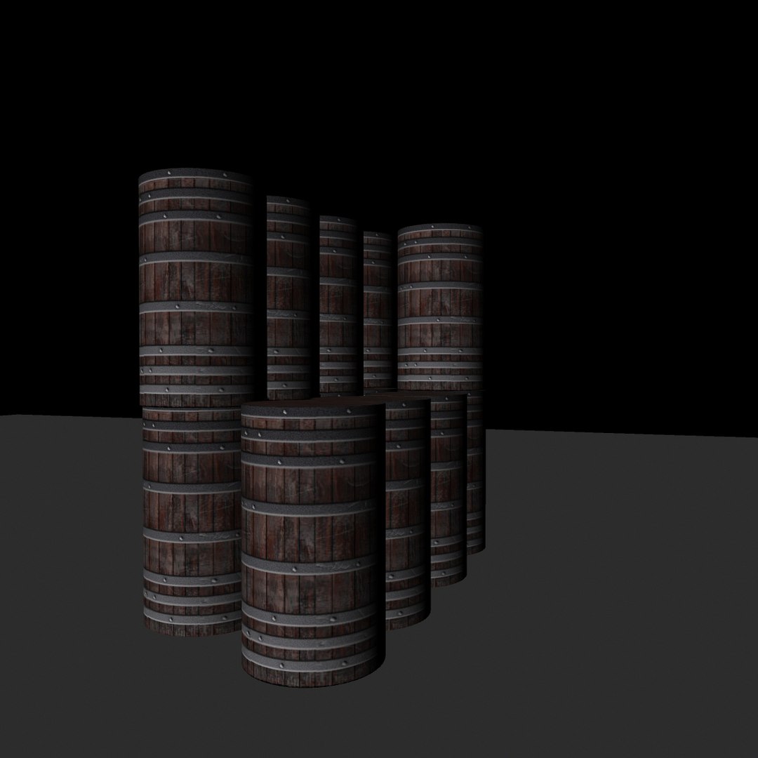 3d barrel docks treasure