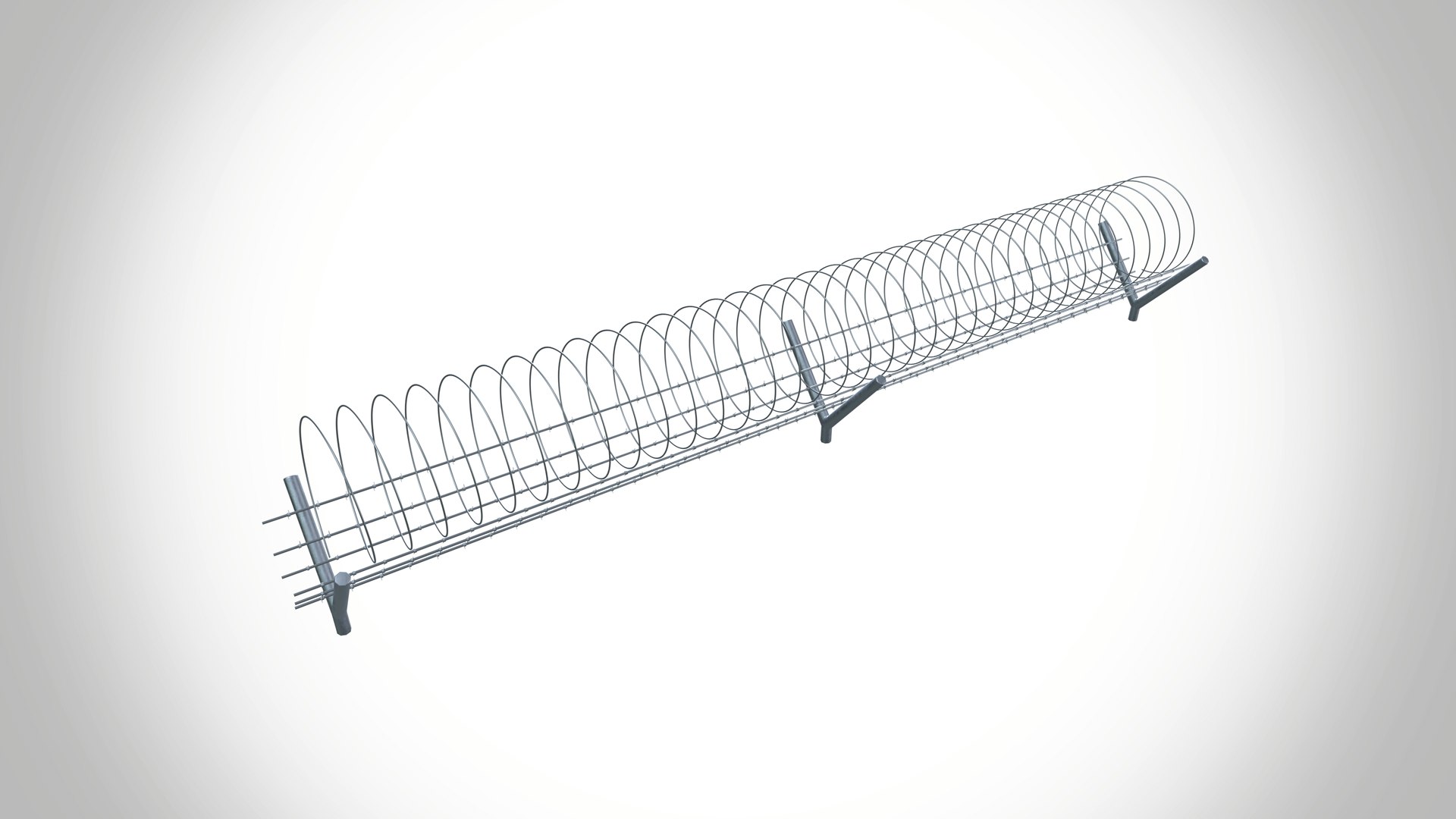Concertina Coil 3D Model - TurboSquid 2259528