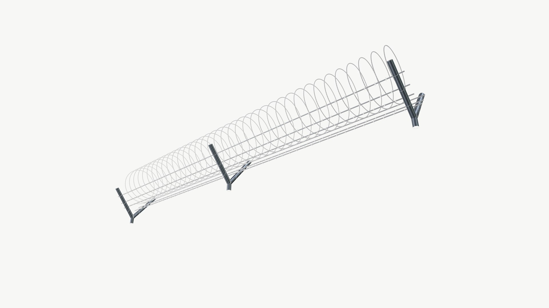 Concertina Coil 3D Model - TurboSquid 2259528