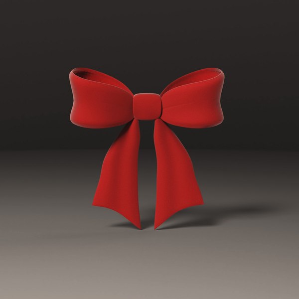 hair bow 3d model