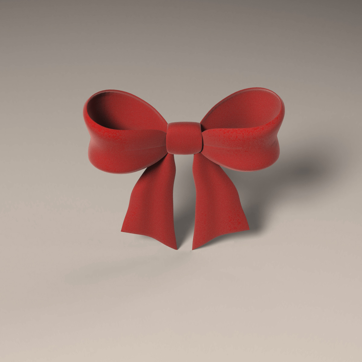 hair bow 3d model
