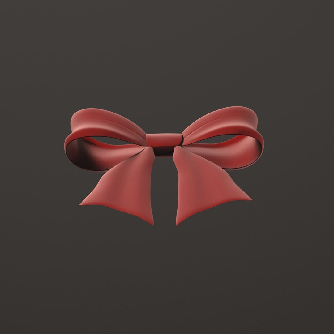 Hair Bow 3d Model