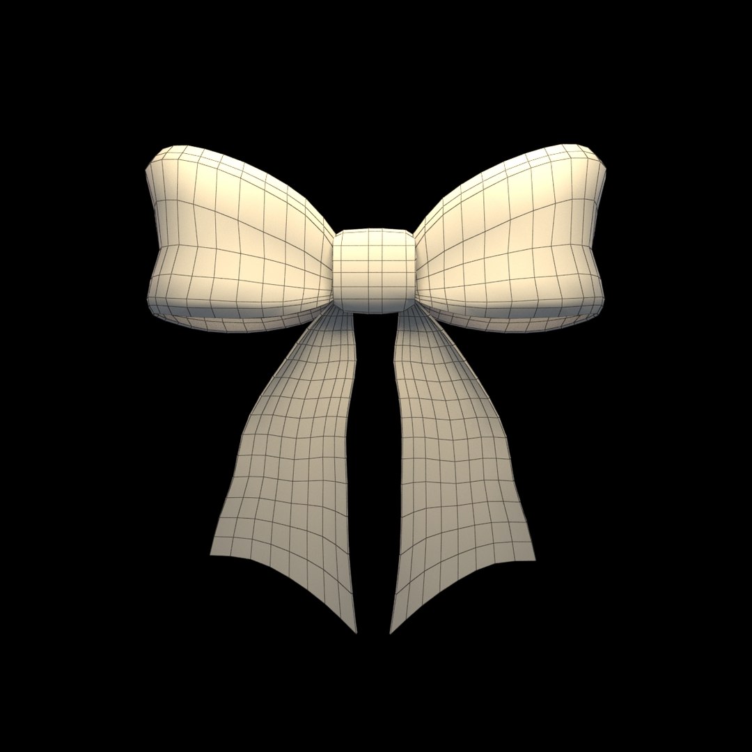 Hair Bow 3d Model
