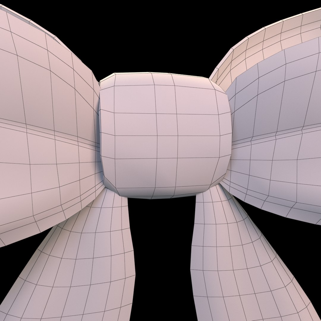 Hair Bow 3d Model