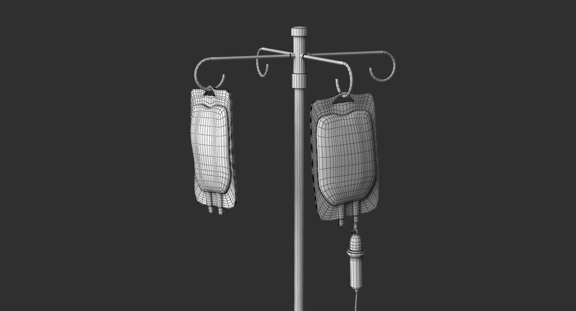 Realistic Hospital Dropper 3D - TurboSquid 1202988