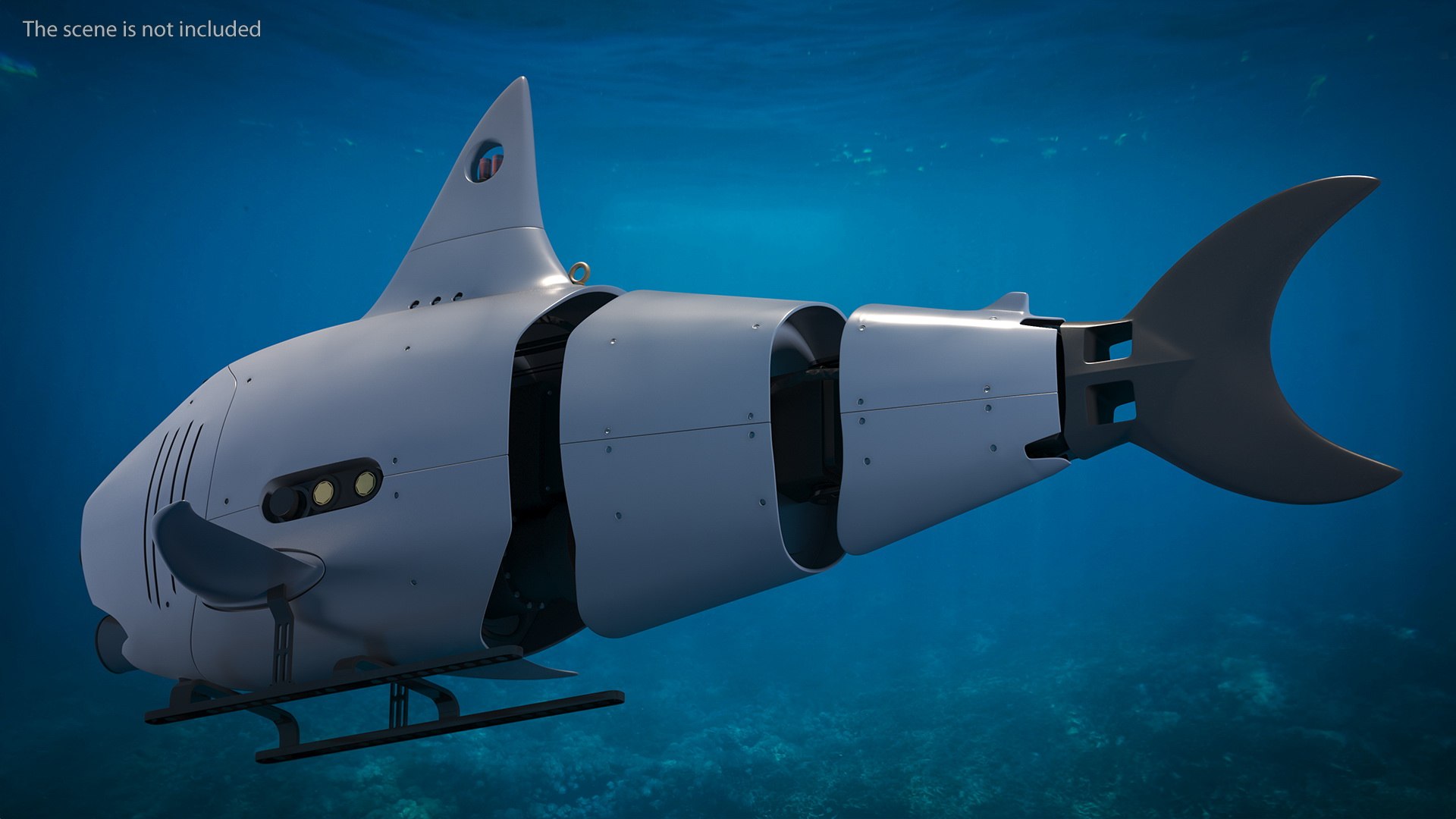 3D Model Shark Underwater Drone Rigged For Maya - TurboSquid 2203612
