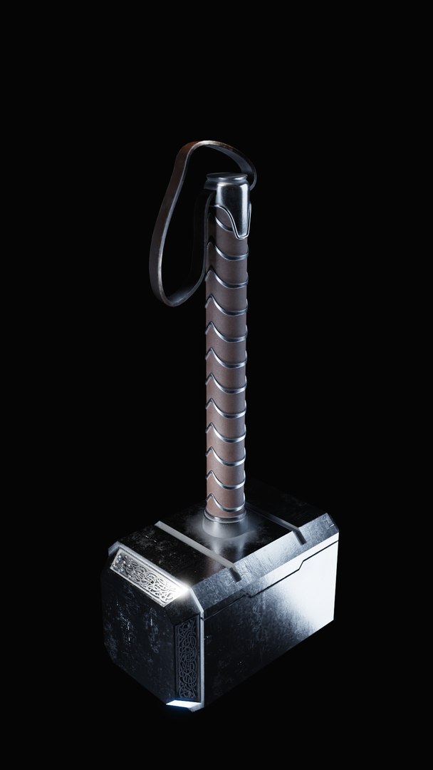 Thor Mjolnir 3D Model - TurboSquid 1255274