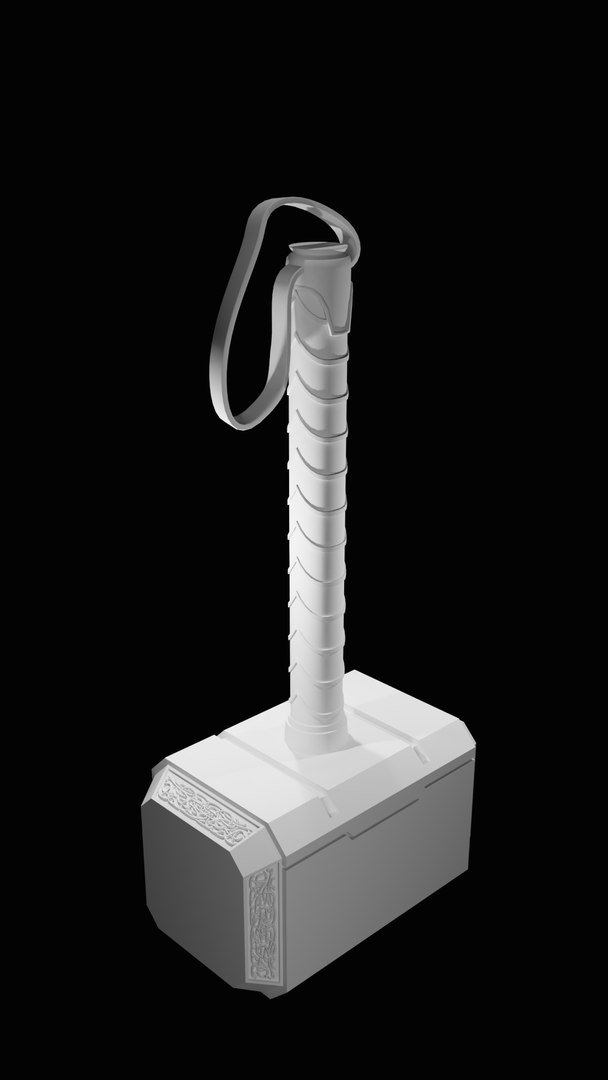 Thor Mjolnir 3D Model - TurboSquid 1255274