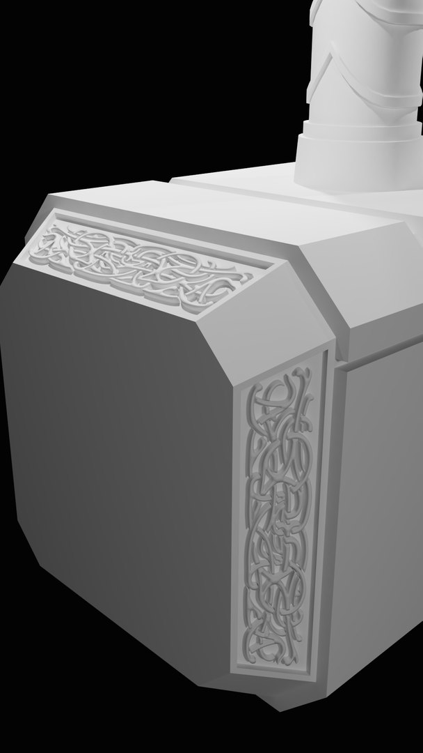 Thor Mjolnir 3D Model - TurboSquid 1255274