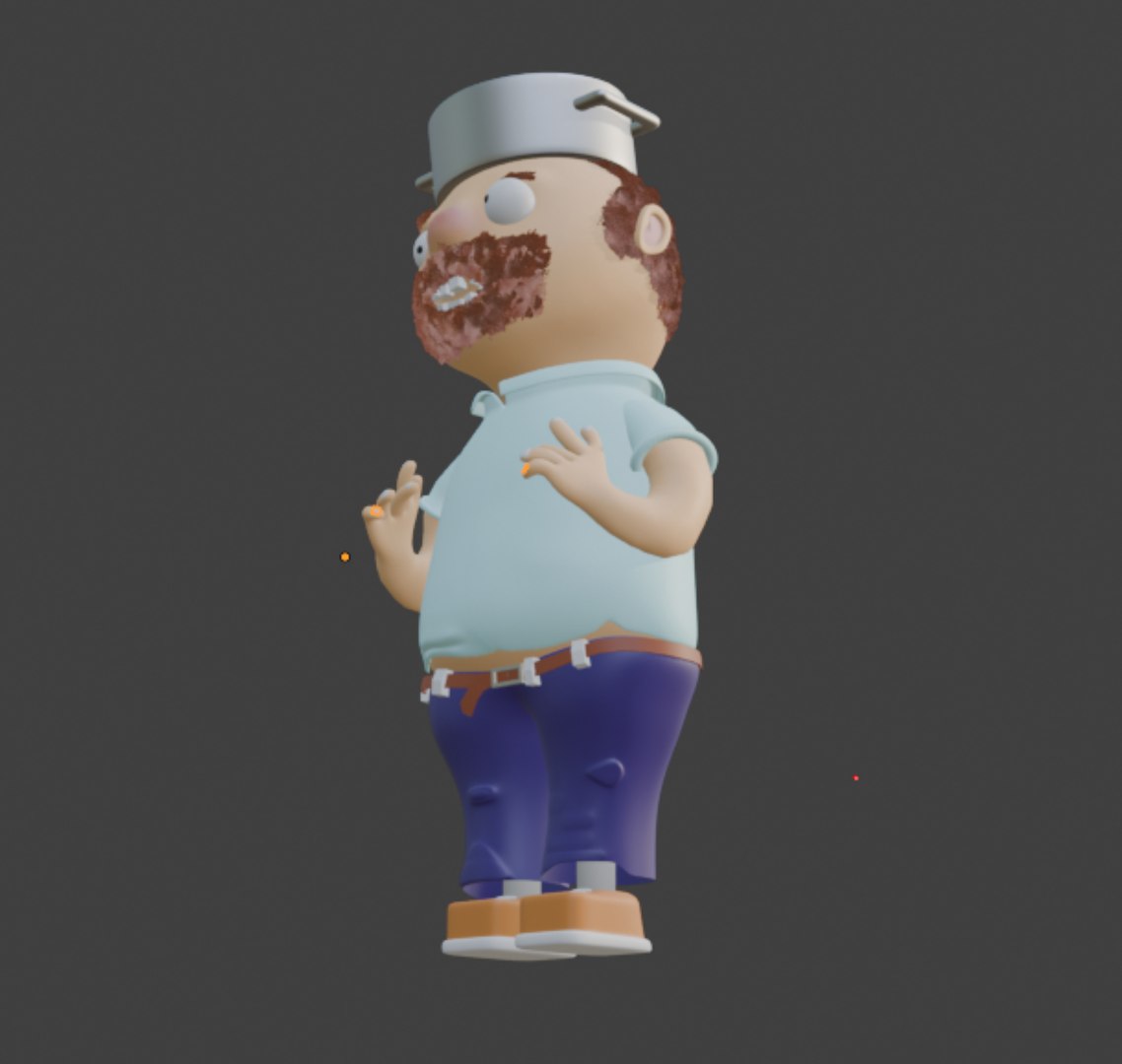 3D Crazy Dave - TurboSquid 2399737