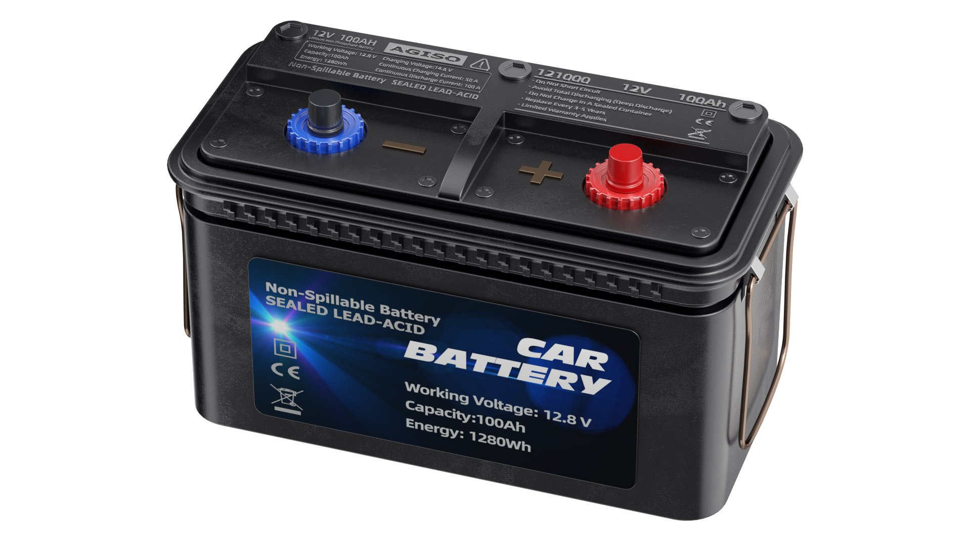 3D Car Battery Lead 12 Volt - TurboSquid 2204527