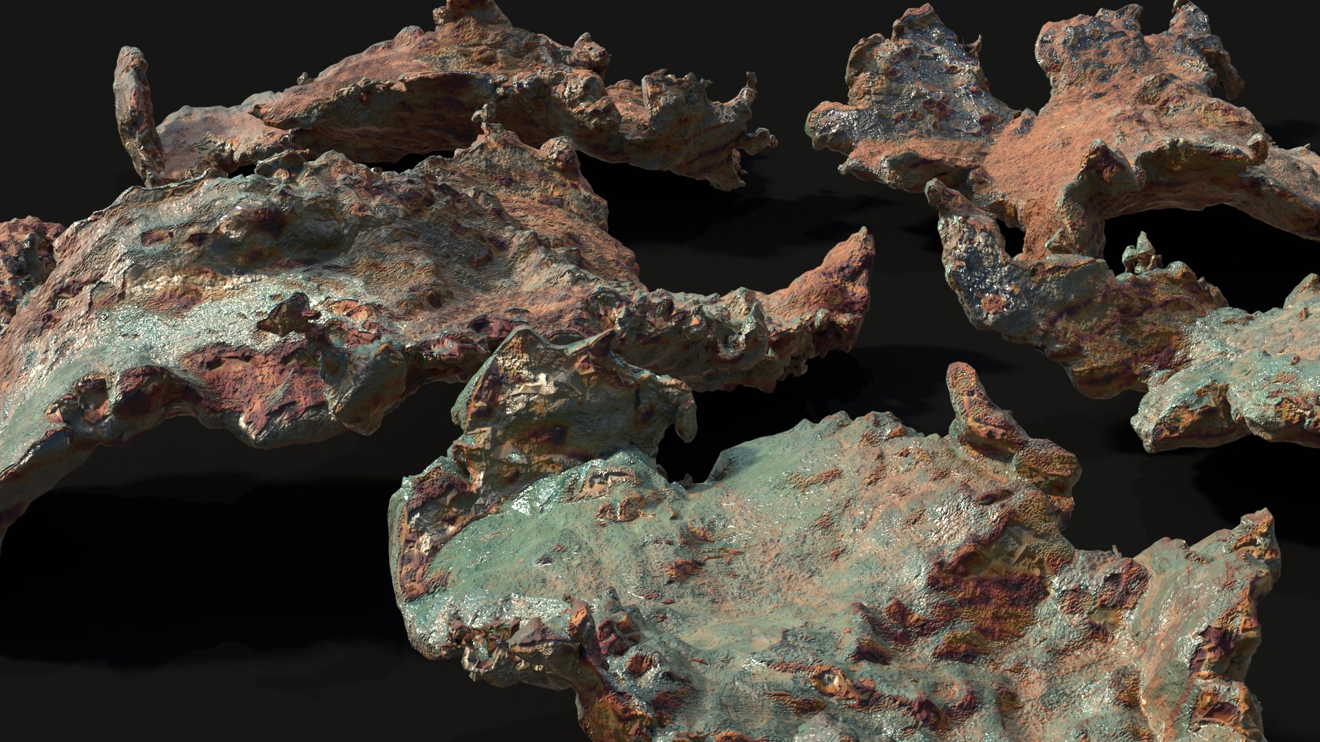 Pile Of Metal Sharpnel 3D Model - TurboSquid 1833671