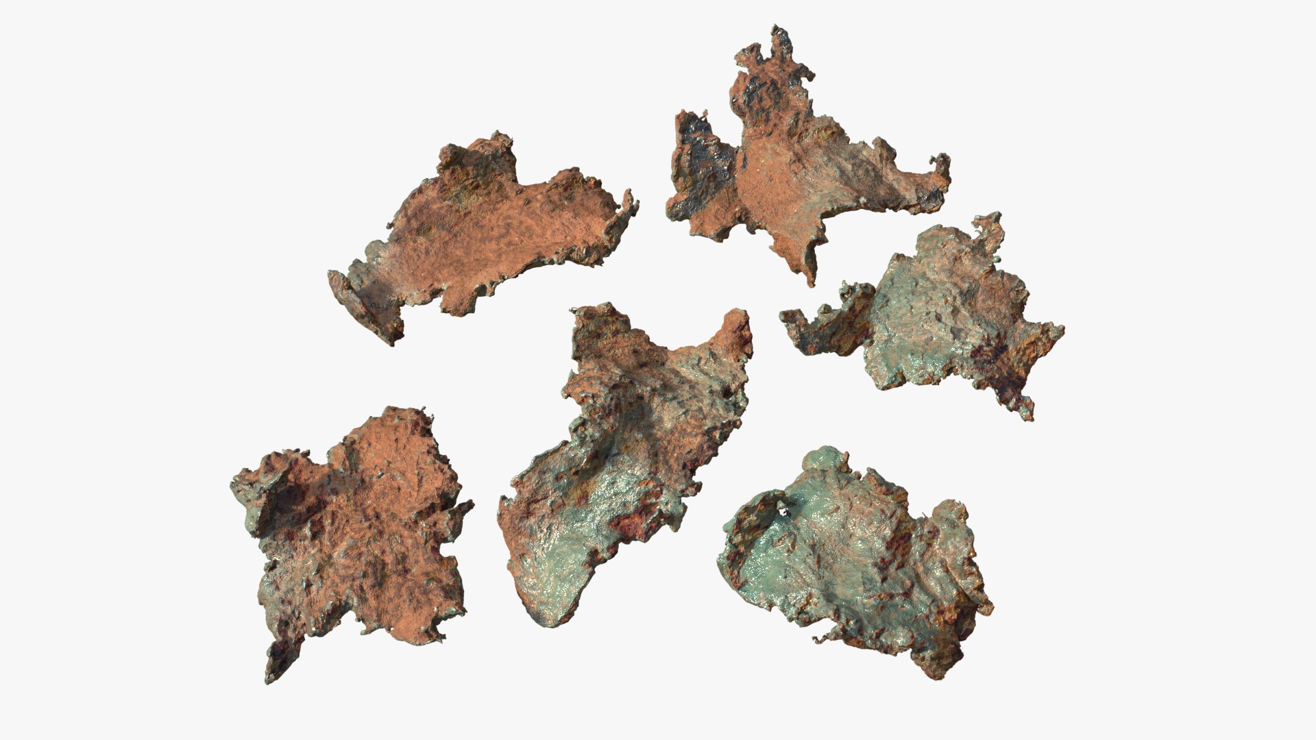 Pile Of Metal Sharpnel 3D Model - TurboSquid 1833671