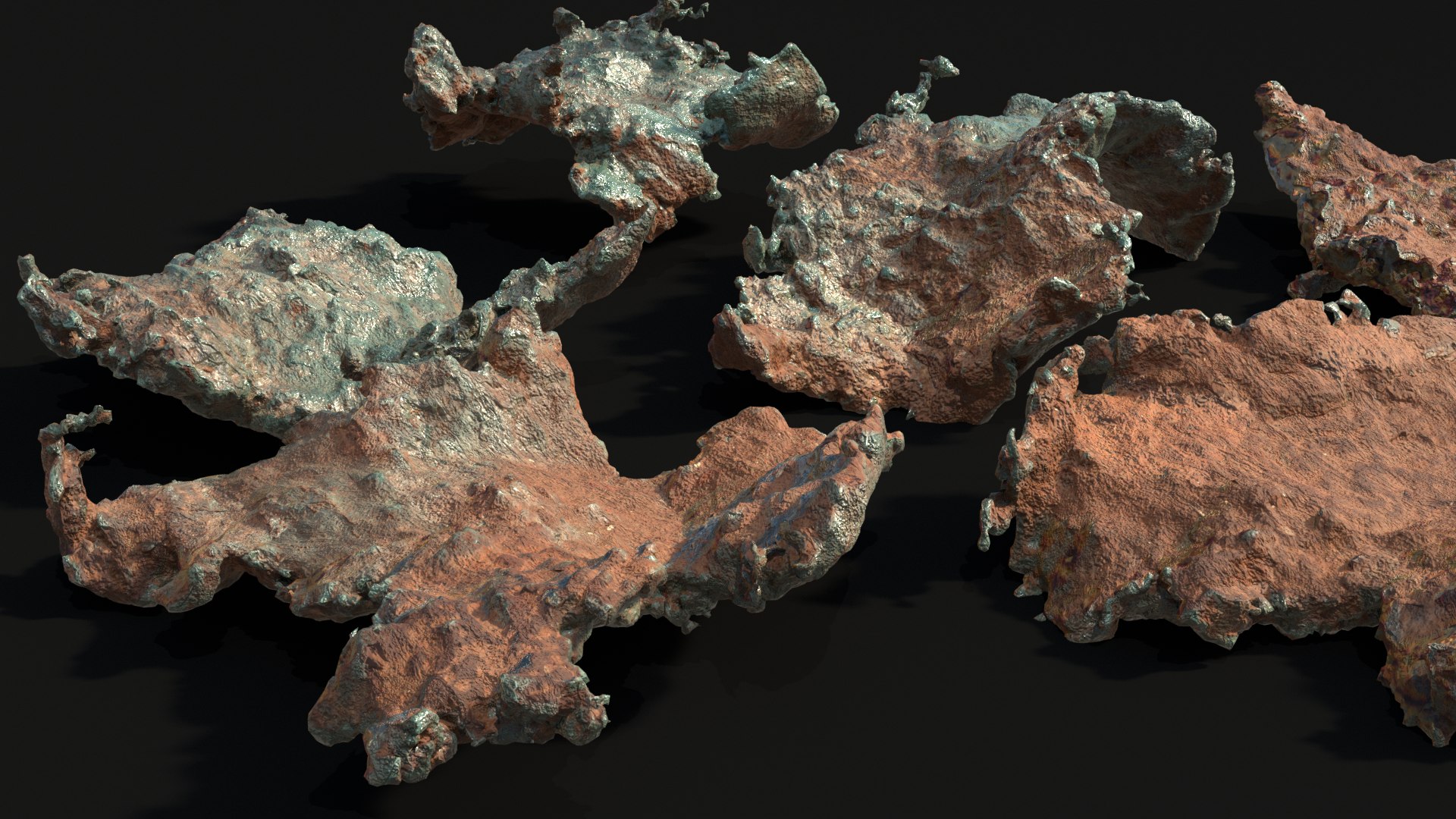 Pile Of Metal Sharpnel 3D Model - TurboSquid 1833671